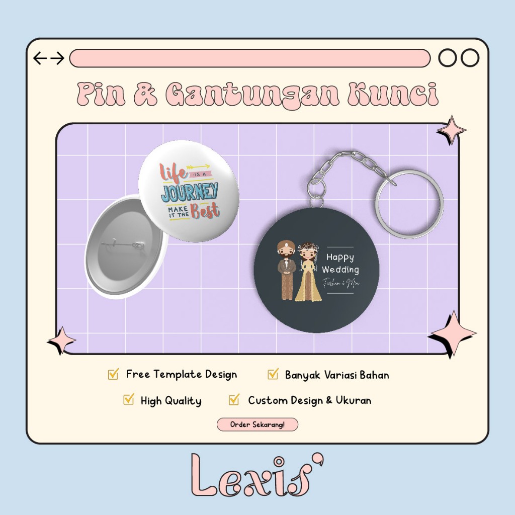 Jual PIN CUSTOM / GANCI PIN / GANTUNGAN KUNCI CUSTOM SOUVENIR ...