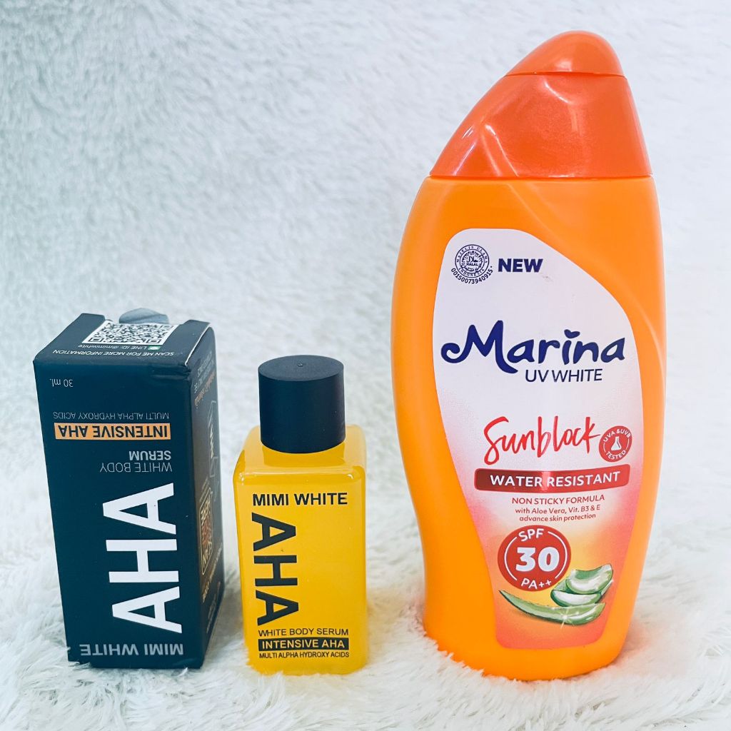 Jual PAKET BUNDLE WHITENING MARINA UV SUNBLOCK SPF 30PA+++ / MARINA ...