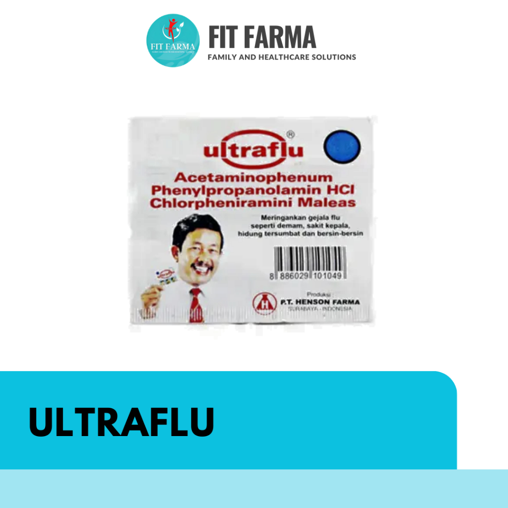 Jual ULTRAFLU 4 KAPLET FLU DEMAM BERSIN BATUK ULTRA FLU | Shopee Indonesia