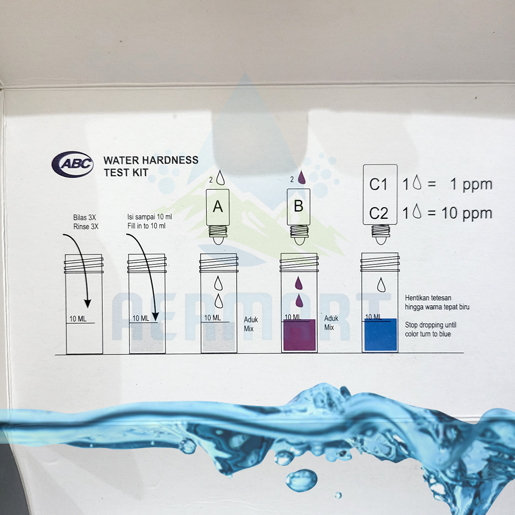 Jual Water Hardness Test Kit ABC | Shopee Indonesia