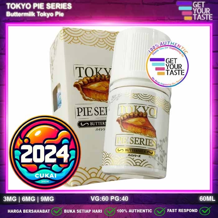 Jual Liquid Tokyo Pie Series V1 Buttermilk 60ML Freebase by Vape Zoo x ...