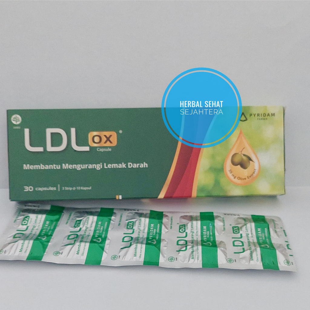 Jual LDLOX LDLox ldlox Kapsul - multivitamin & suplement - Pyridam ...