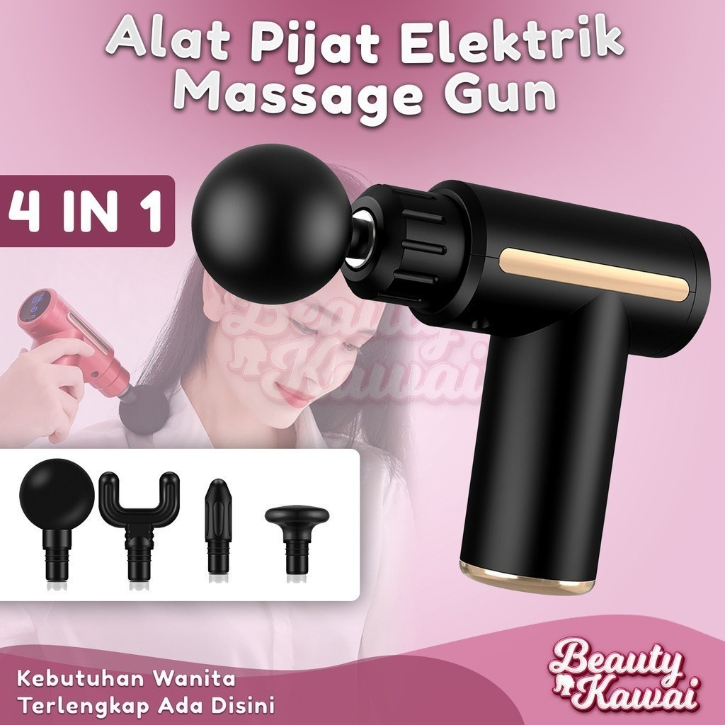 Jual Alat Pijat Mini Fascial Gun Massage Gun Smart Alat Pijat Gym ...