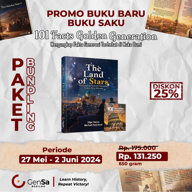 Jual Bundling buku saku 101 facts golden generation dan the land of ...