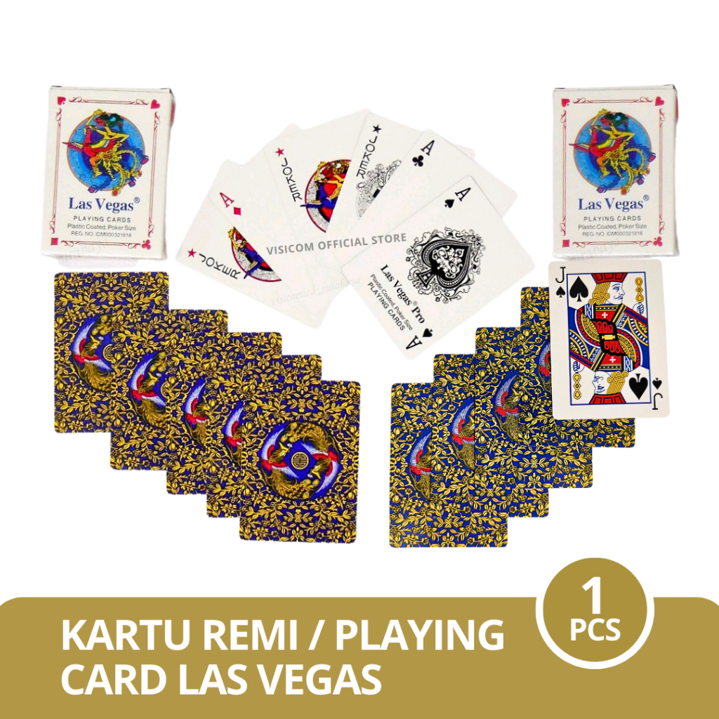 Jual Kartu Remi / Playing Cards Las Vegas / Premium Termurah | Shopee ...