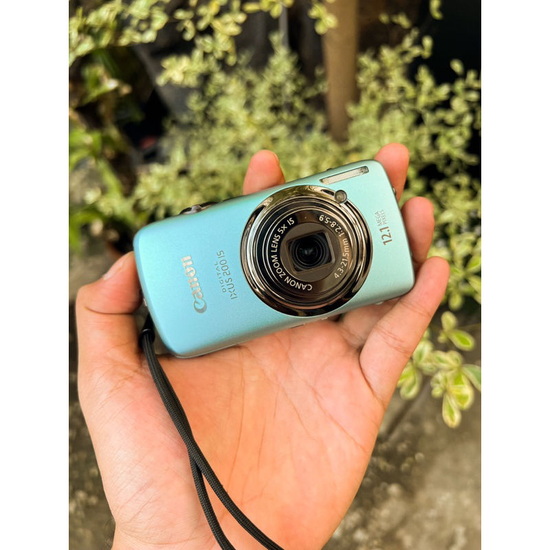 Jual Kamera Digital Digicam Pocket Canon Ixus 200 is Baby Blue | Shopee ...