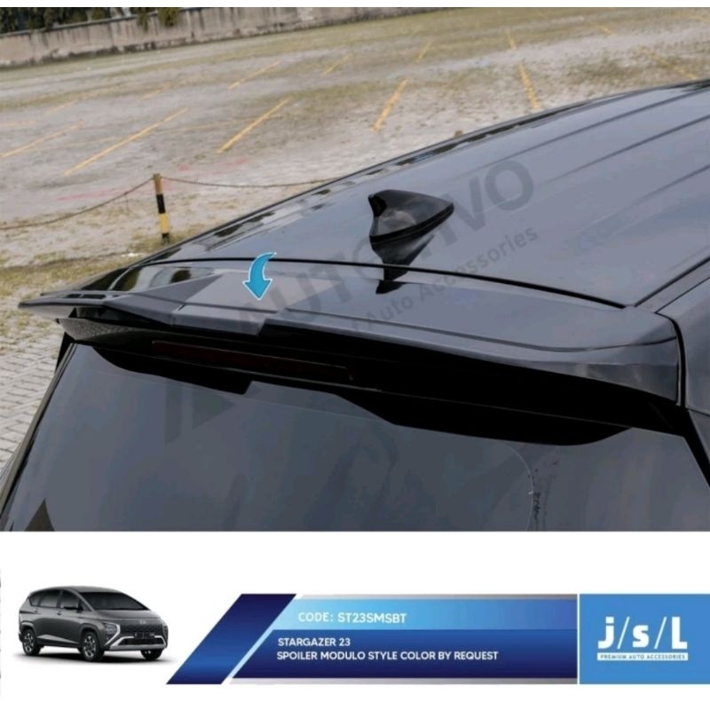 Jual STARGAZER HYUNDAI SPOILER SAYAP ATAS ATAP BELAKANG BAGASI MOBIL ...
