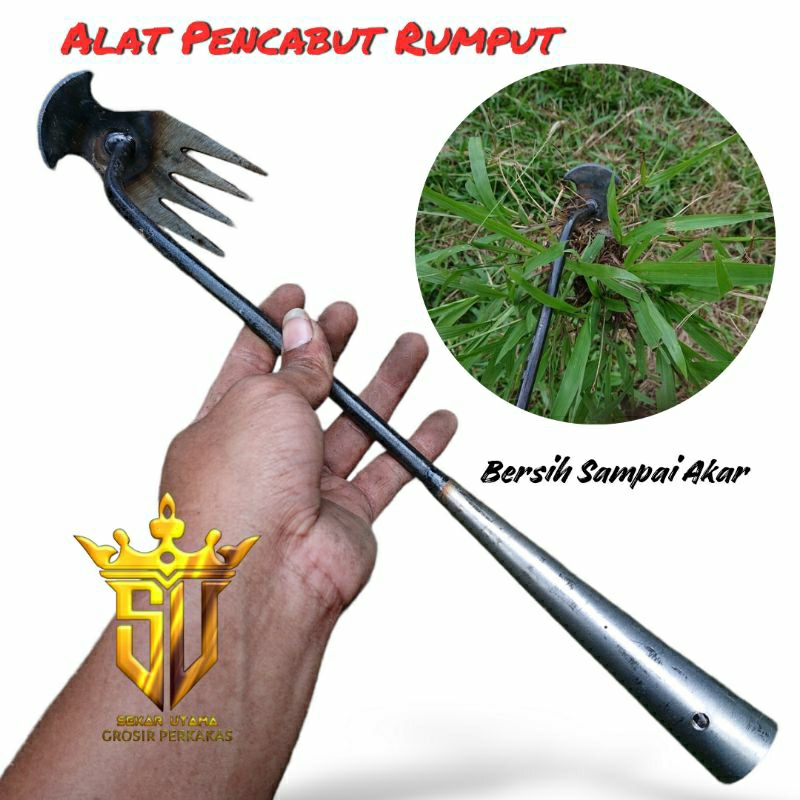 Jual Alat Pencabut Rumput/ Weeding Hoe/ Weeding garu/ Harrow Manual ...