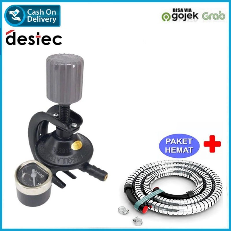 Jual Paket Selang - Regulator Gas LPG Tekanan Rendah Destec U12RM ...