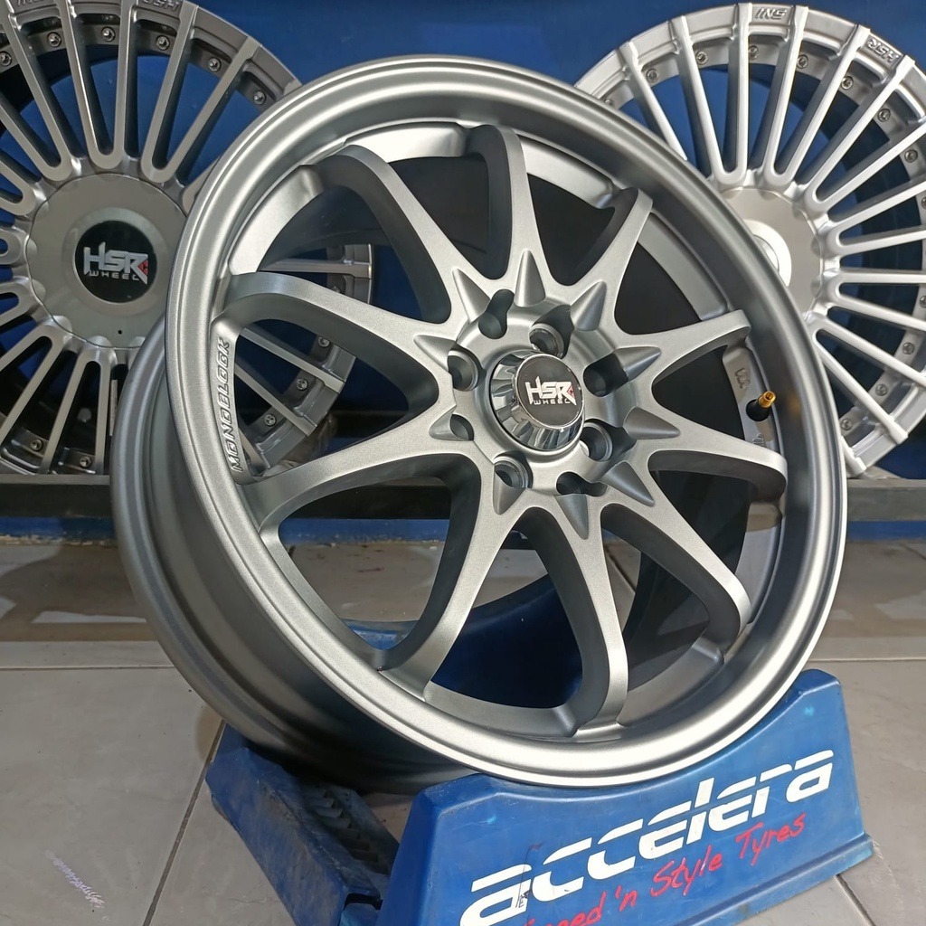 Jual VELG MOBIL RACING HSR WHEEL HIROSHIMA RING 17 DOUBLE PCD | Shopee Indonesia