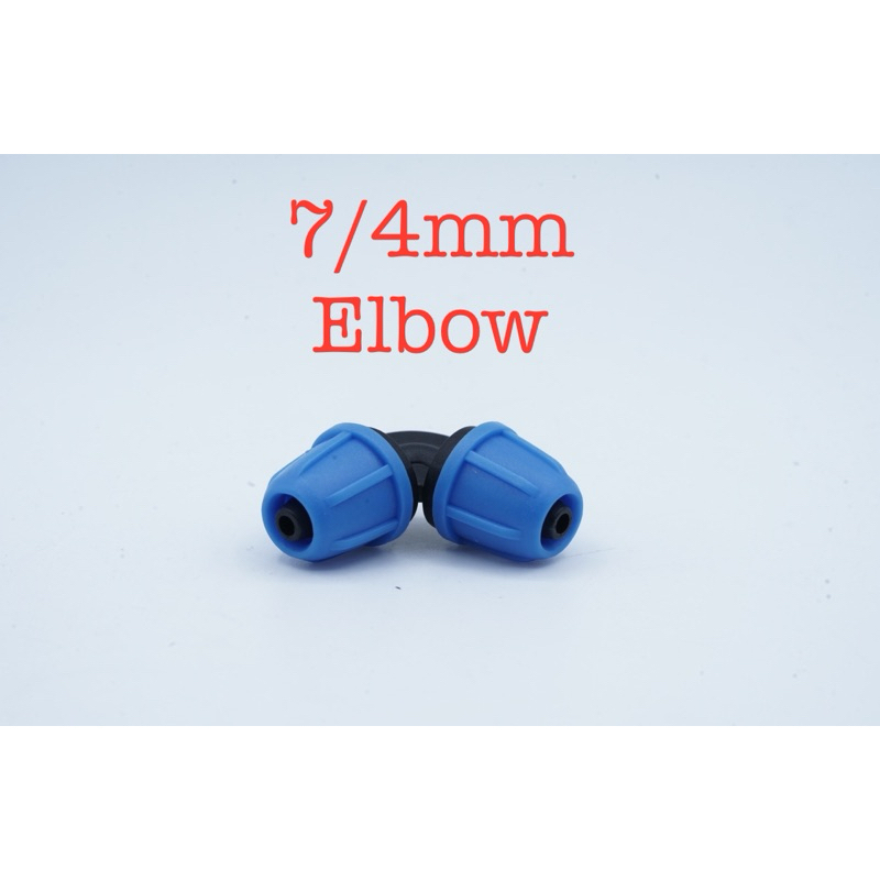 Jual Green Konektor Fitting L Siku Selang PE 7mm / 4mm Elbow Connector ...