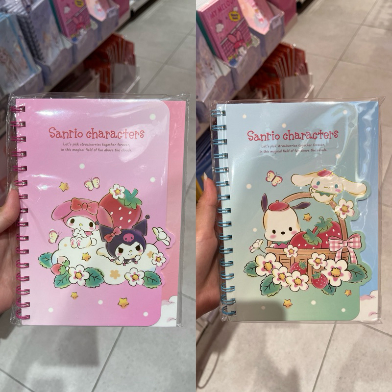 Jual Miniso x Sanrio ‼️ Notebook / Buku Strawberry With Friends Edition ...