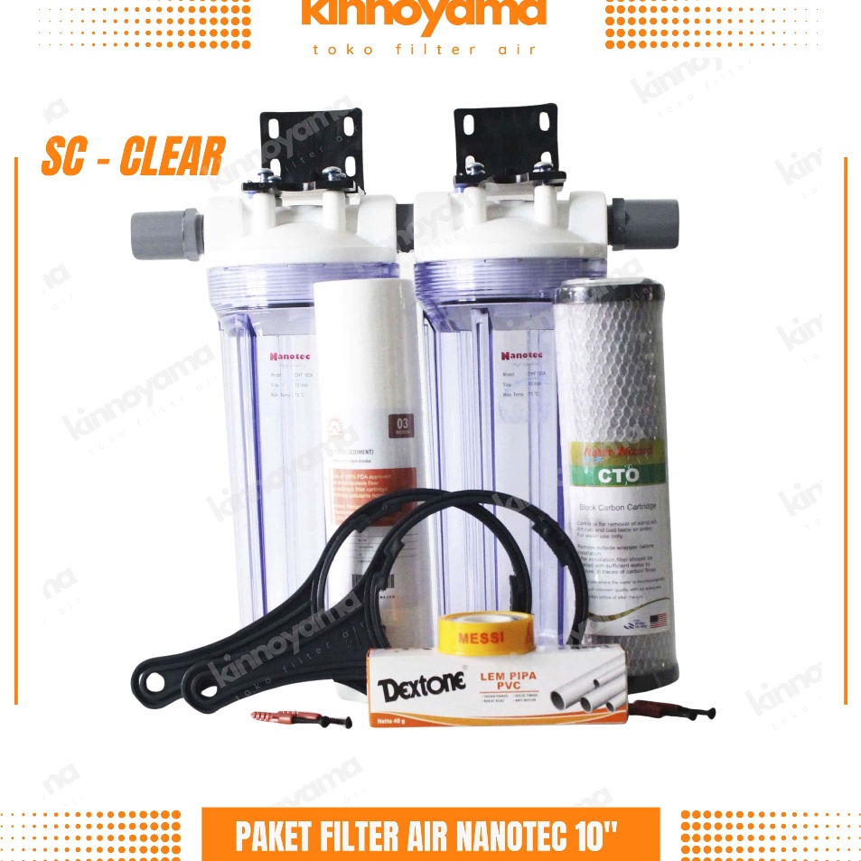 Jual Harga Promo Paket Filter Air 2 Tahap SC Filter Air Keruh Filter ...
