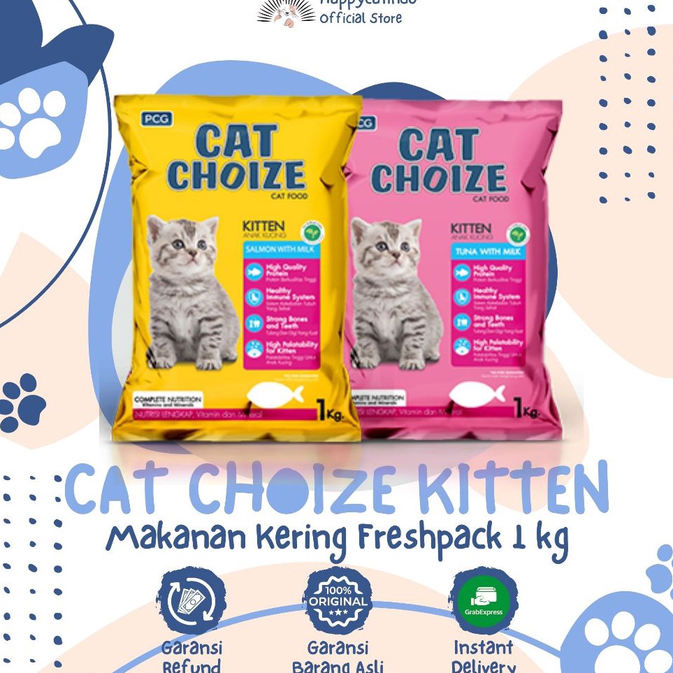 Jual Sabet Promo Makanan Kering Dry Cat Food CAT CHOIZE 1 KG Kemasan ...