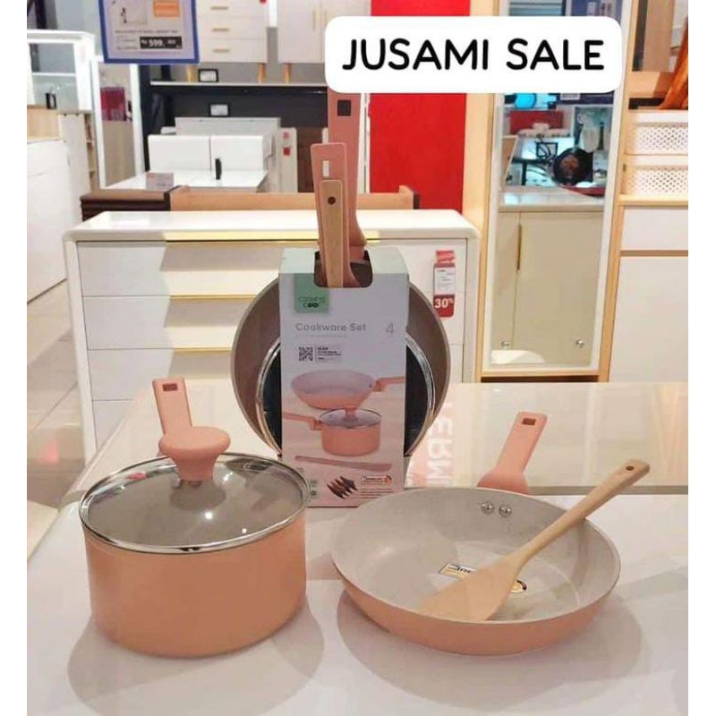 Jual Informa fry pan cookware set huxley hitam anti lengket | Shopee ...