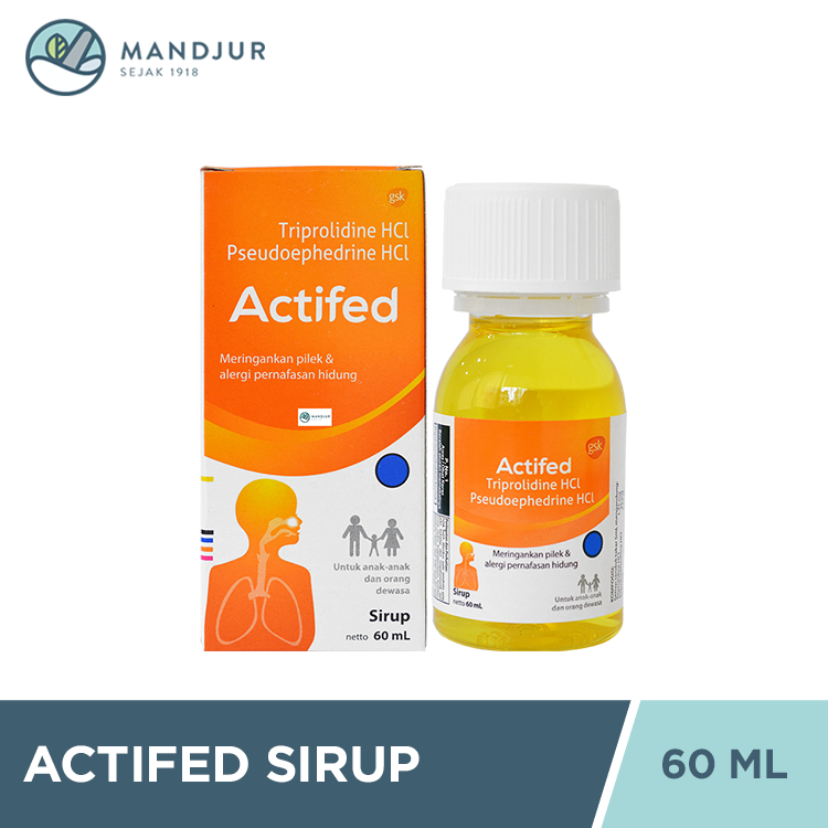 Jual Actifed Sirup 60 ML (Actifed Kuning) - Obat Pilek dan Alergi ...