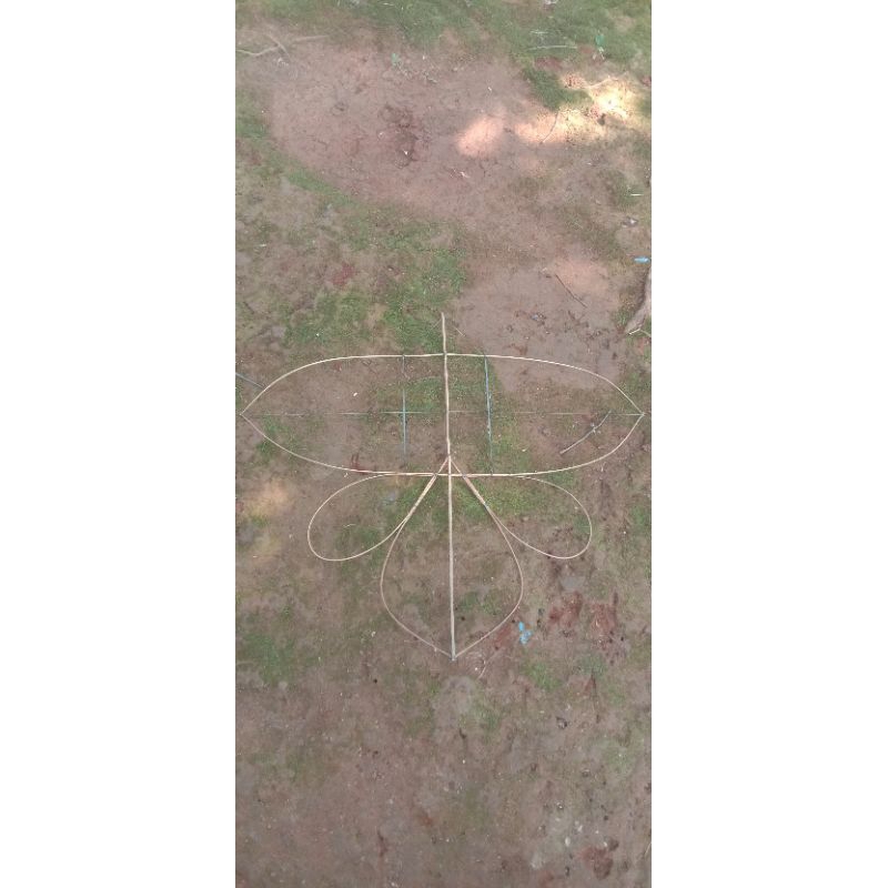 Jual rangka layangan sowangan ukuran 40 cm khas Jawa | Shopee Indonesia