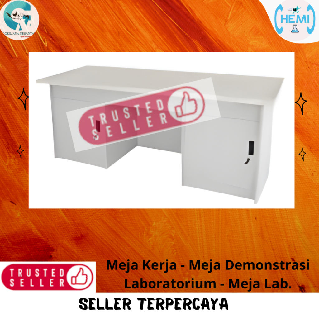 Jual Meja Kerja - Meja Demonstrasi Laboratorium - Meja Lab. | Shopee ...