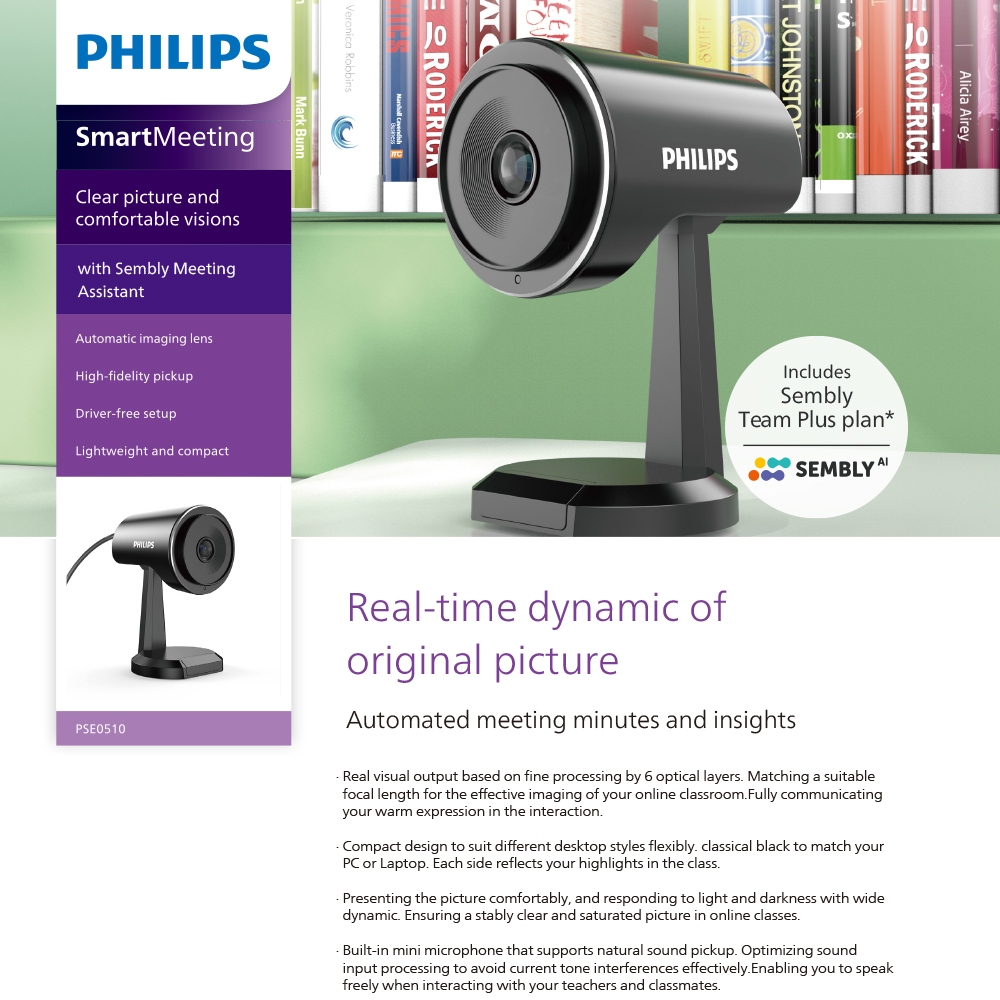 Jual Philips SmartMeeting Cam Webcams Laptop USB Kamera PC Meeting ...
