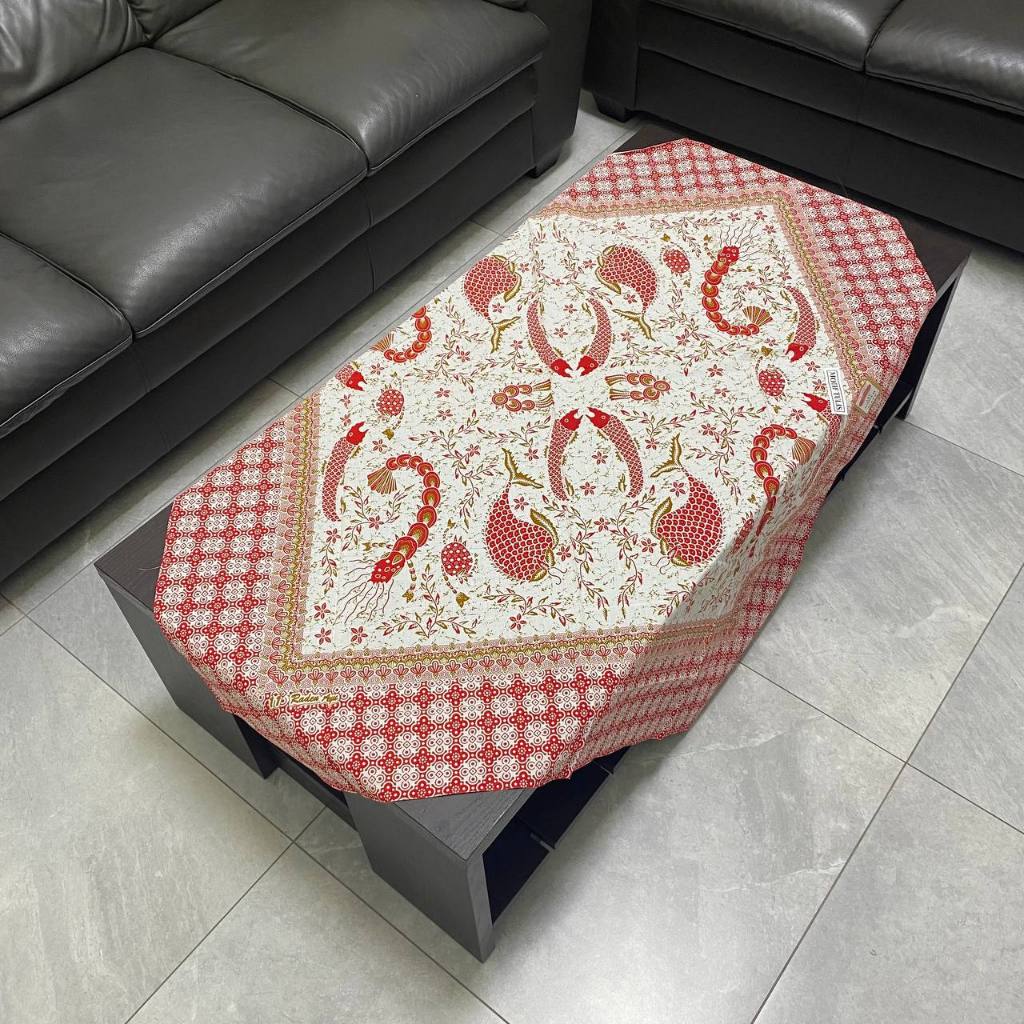 Jual Taplak Meja Tamu Motif Batik Ukuran 110 x 105 Sekolah Ruang Guru ...