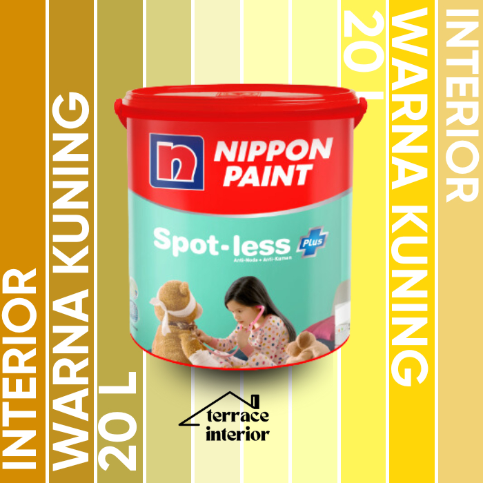 Jual Cat Tembok Spotless Plus Nippon Paint Interior Warna Kuning 20 ...