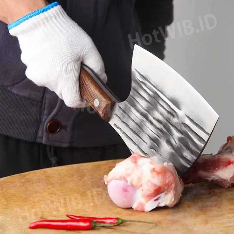 Jual Pisau Dapur Professional Super Tajam Kapak Potong Tulang ...