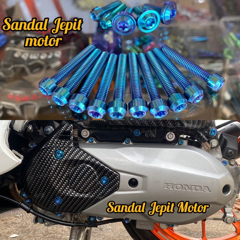 Jual BAUT TITANIUM CVT HONDA SCOOPY BEAT SPACY GENIO BAUT CVT SET TITANIUM GR5 HONDA GENIO ...