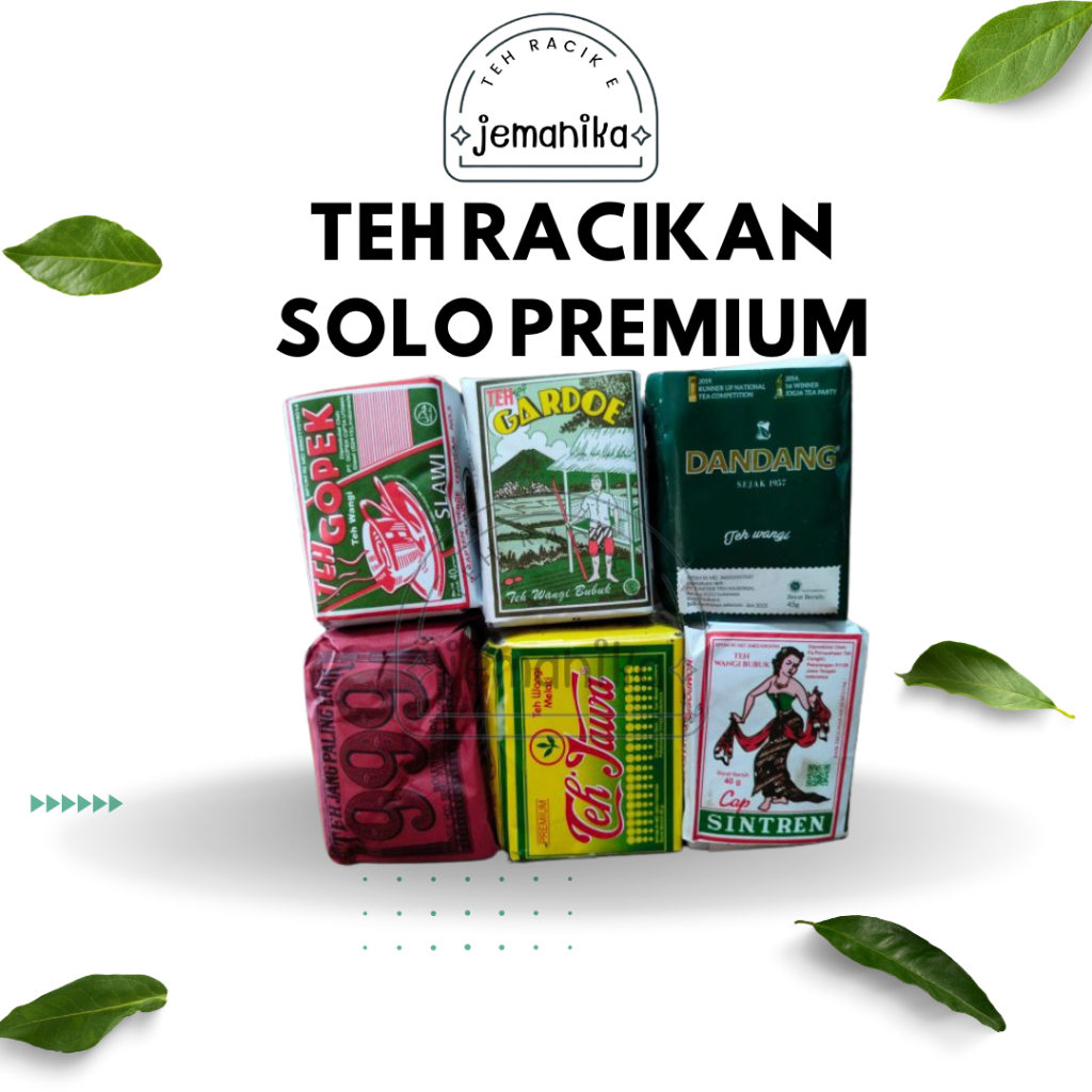 Jual Teh Racikan Solo Wedangan Es Teh Premium Kode 6A [999 merah ...