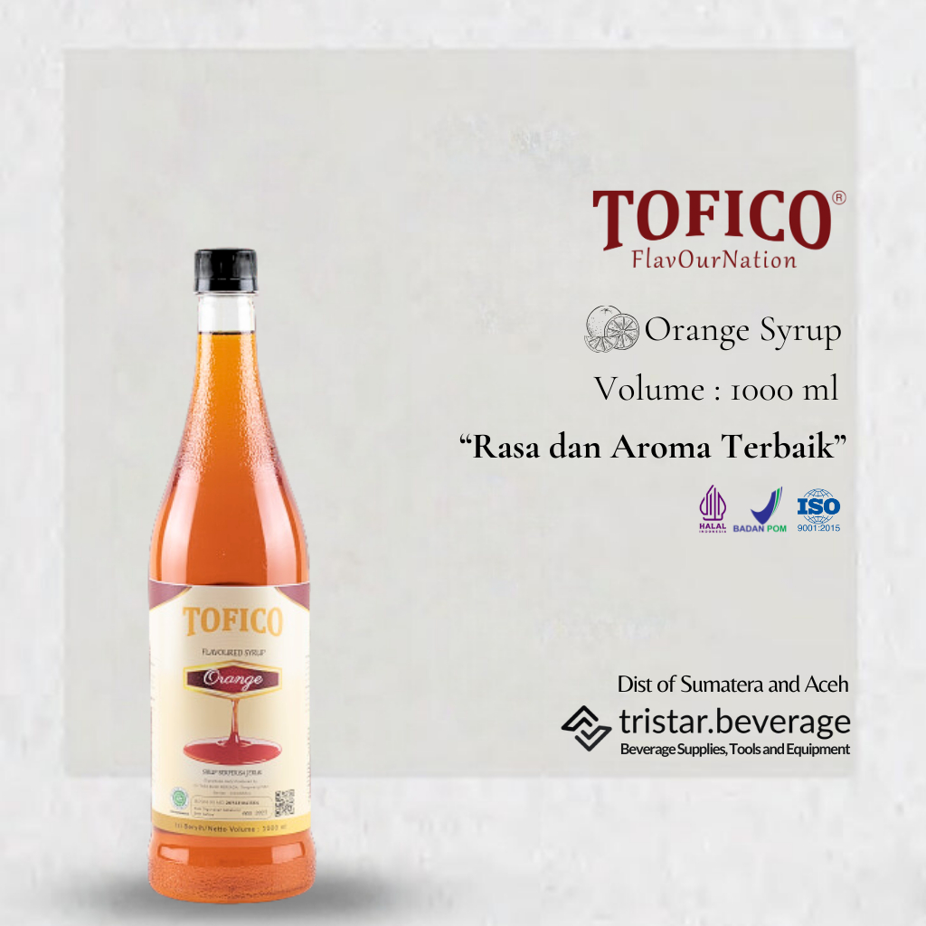 Jual TOP COLLECTION - Sirup Premium Rasa Jeruk / Orange - Tofico Syrup ...
