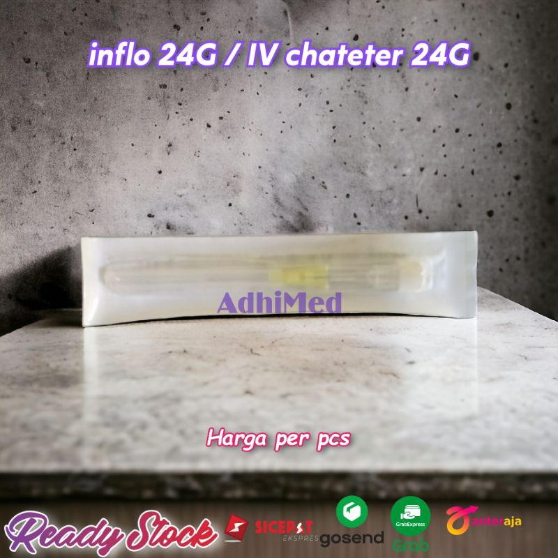 Jual inflo 24G / IV chateter 24G | Shopee Indonesia