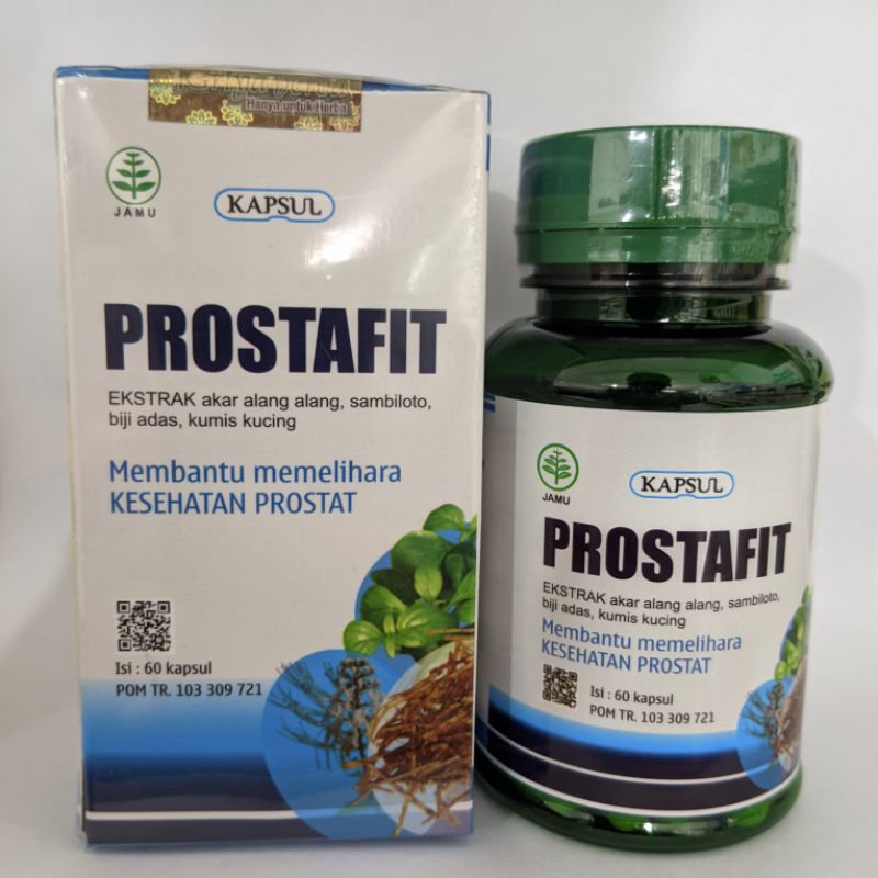 Jual PROSTAFIT 60 kapsul Obat prostat Herbal Alami memelihara kesehatan ...