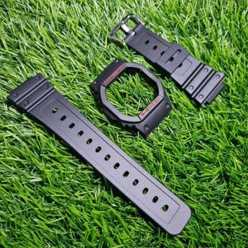 Jual BNB BEZEL STRAP G-SHOCK DW-5600 DW-5700 GWX-5600 BLACK RED ...
