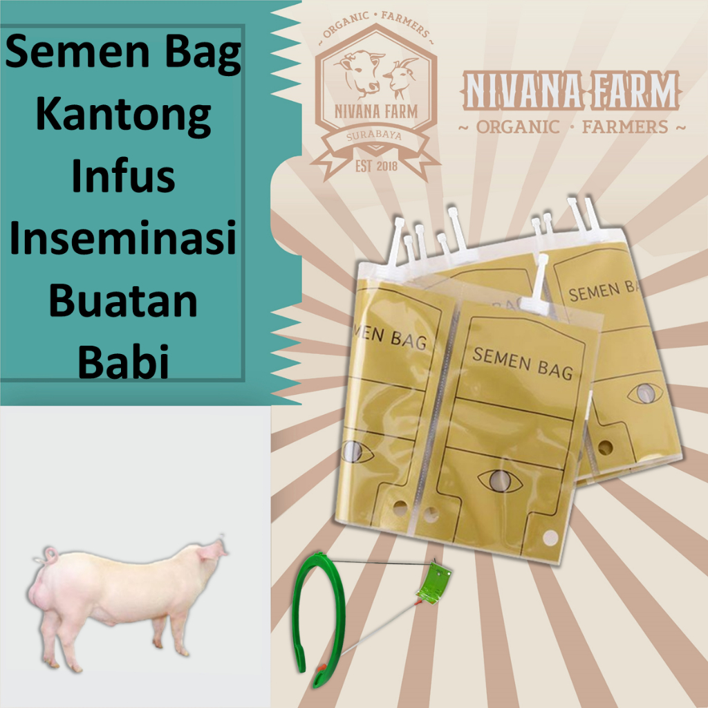 Jual Semen Bag 100ml Kantong Infus Inseminasi Buatan Babi 10PCS | Shopee Indonesia