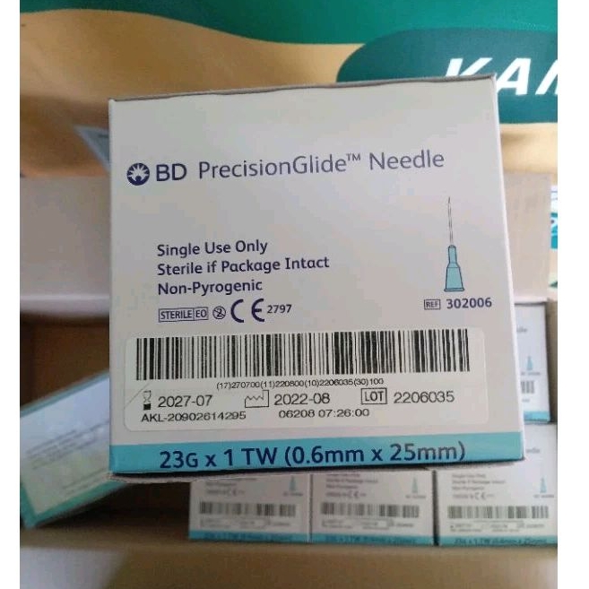 Jual needle BD 23G per box isi 100pcs | Shopee Indonesia