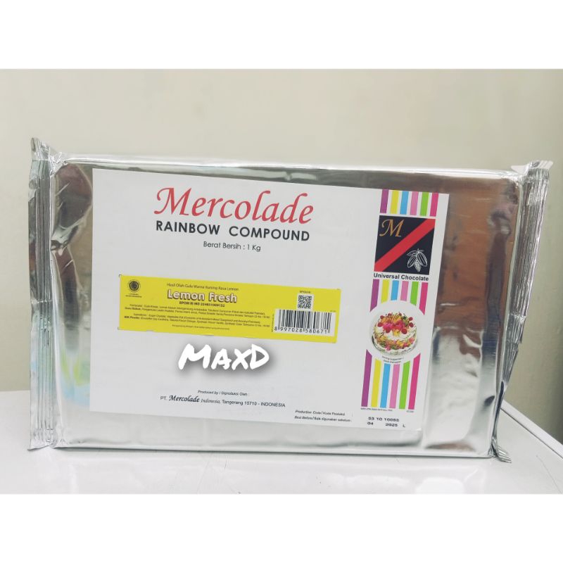 Jual Mercolade Cokelat Batang Rainbow Compound Rasa Lemon Fresh 1kg ...