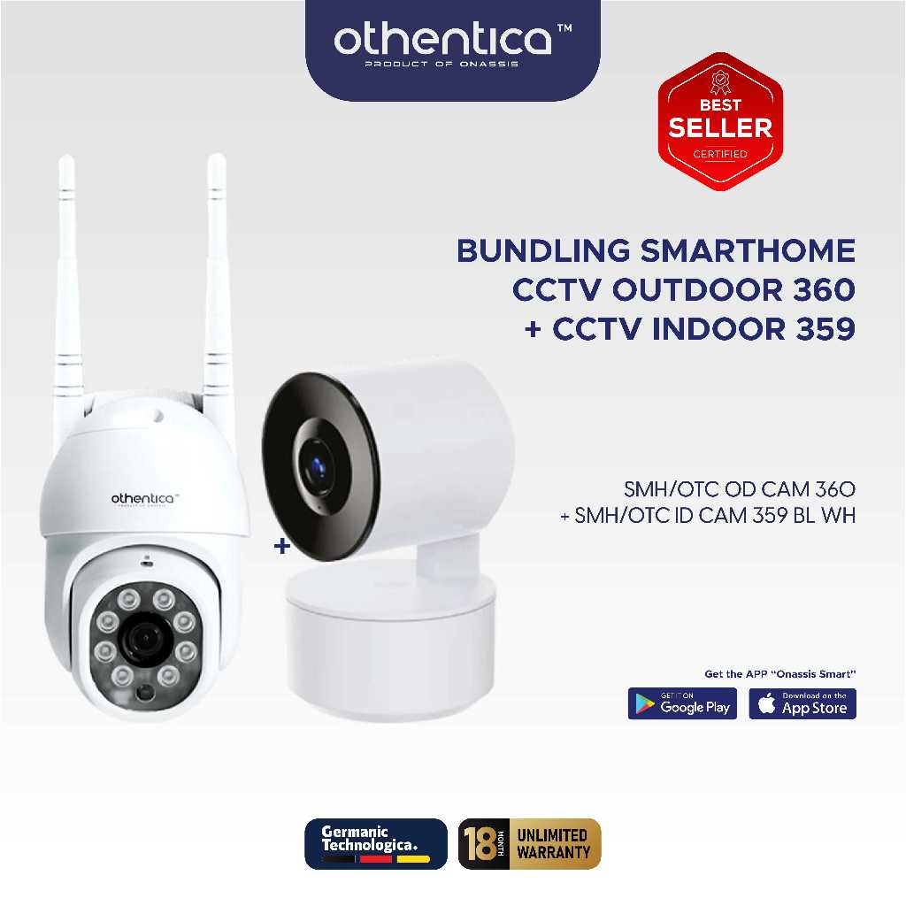 Jual PAKET BUNDLING OTHENTICA SMART OUTDOOR CAMERA 360 + CAMERA INDOOR ...