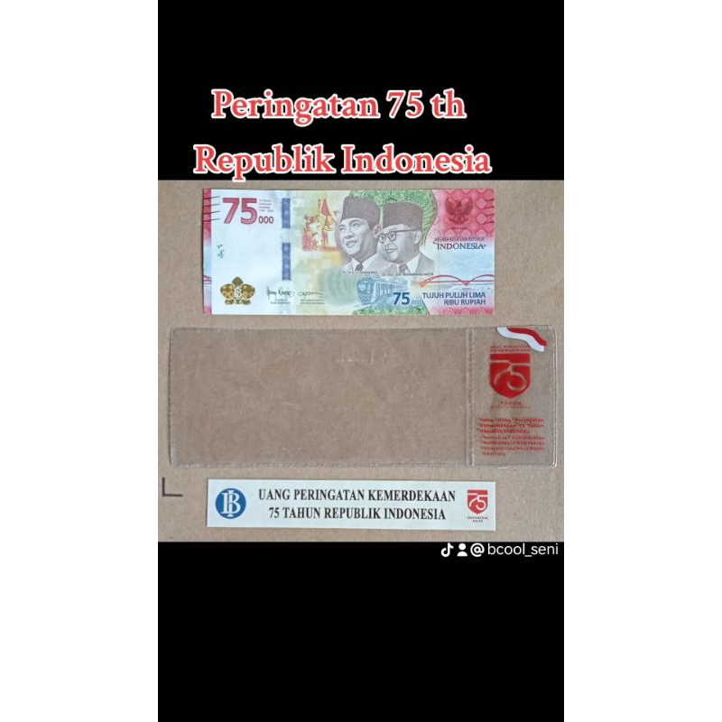 Jual kertas set pajangan UPK 75 peringatan kemerdekaan | Shopee Indonesia