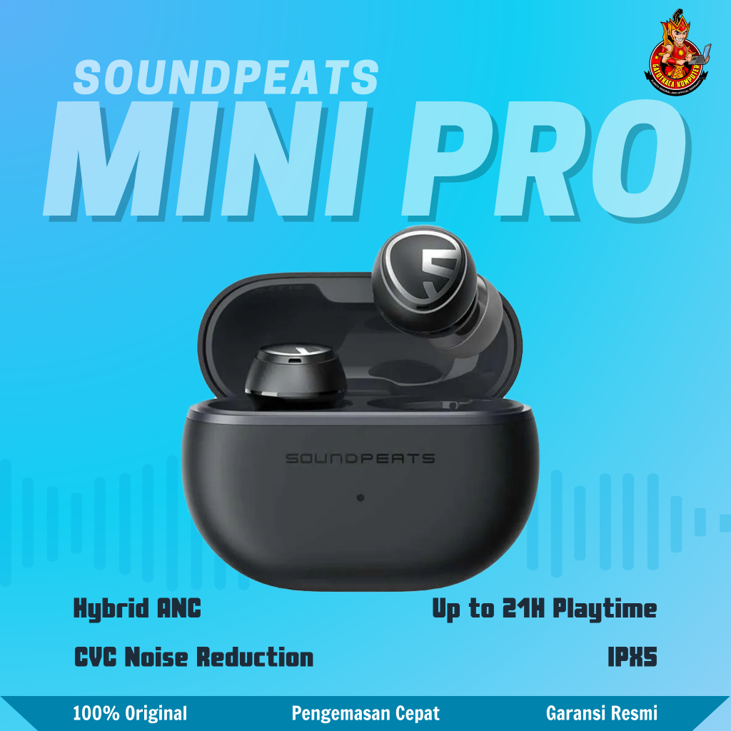 Jual SoundPEATS Mini Pro True Wireless Earbuds Earbuds Black Original ...