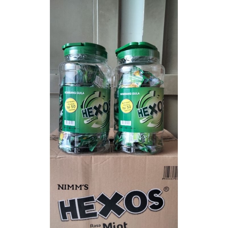 Jual HEXOS Toples isi 50 sachet | Shopee Indonesia