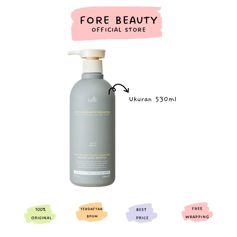 Jual BPOM - Lador anti dandruff shampoo 530ml | Shopee Indonesia