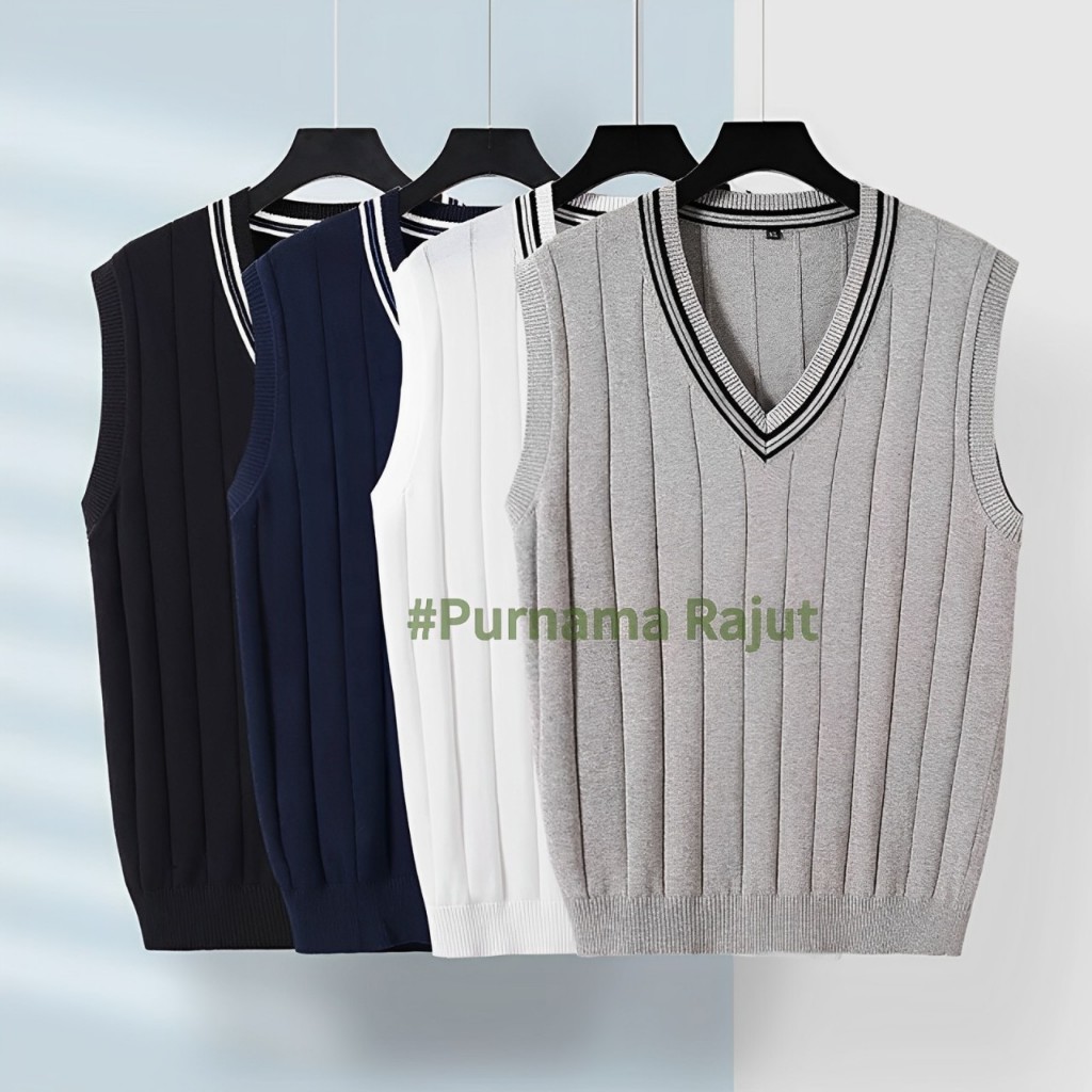 Jual Rompi rajut atasan pria wanita premium baju rajut outerwear ...