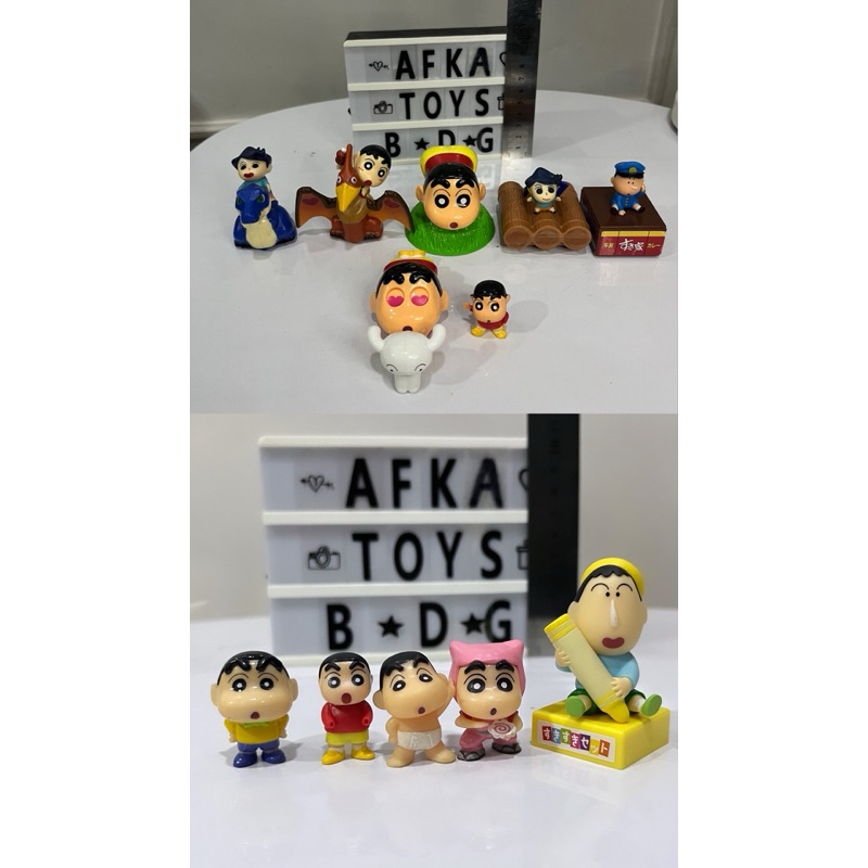 Jual Action Figure Crayon ShinChan with dinosaurus & Shin Chan mini ...