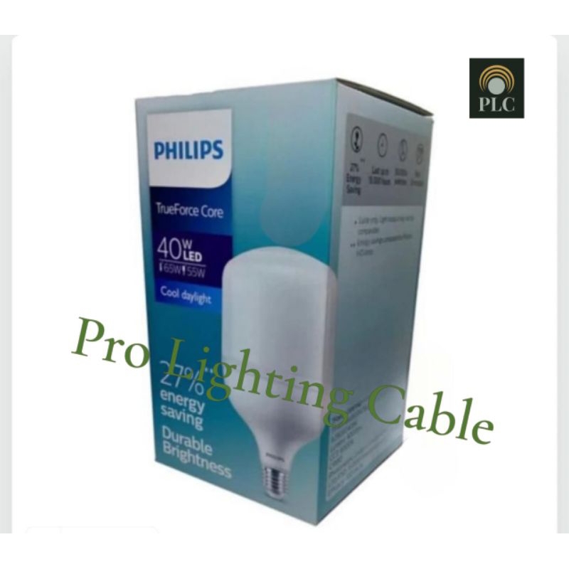 Jual Lampu Led Tforce Trueforce Philips 40 Watt Putih/Cool Daylight (40W 40 W 40Watt) | Shopee ...