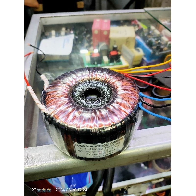 Jual trafo speaker aktip DAtt 34v ct 34v extra 14v ct 14v 0 8v | Shopee Indonesia