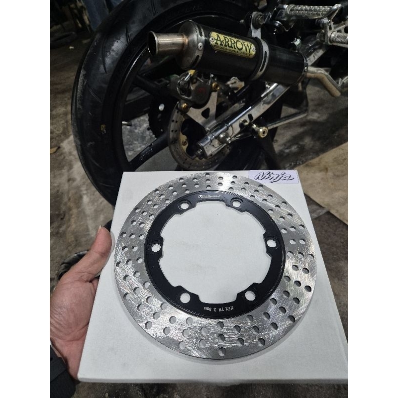 Jual piringan atau disk cakram belakang NINJA RR 230mm lubang 6 velg ...