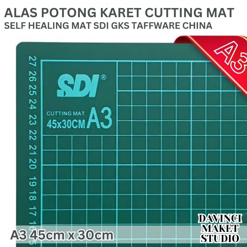 Jual (A3) Alas Potong Maket Miniatur Diorama Craft A3 - Cutting Mat SDI GKS TAFFWARE 45cm x 30cm ...