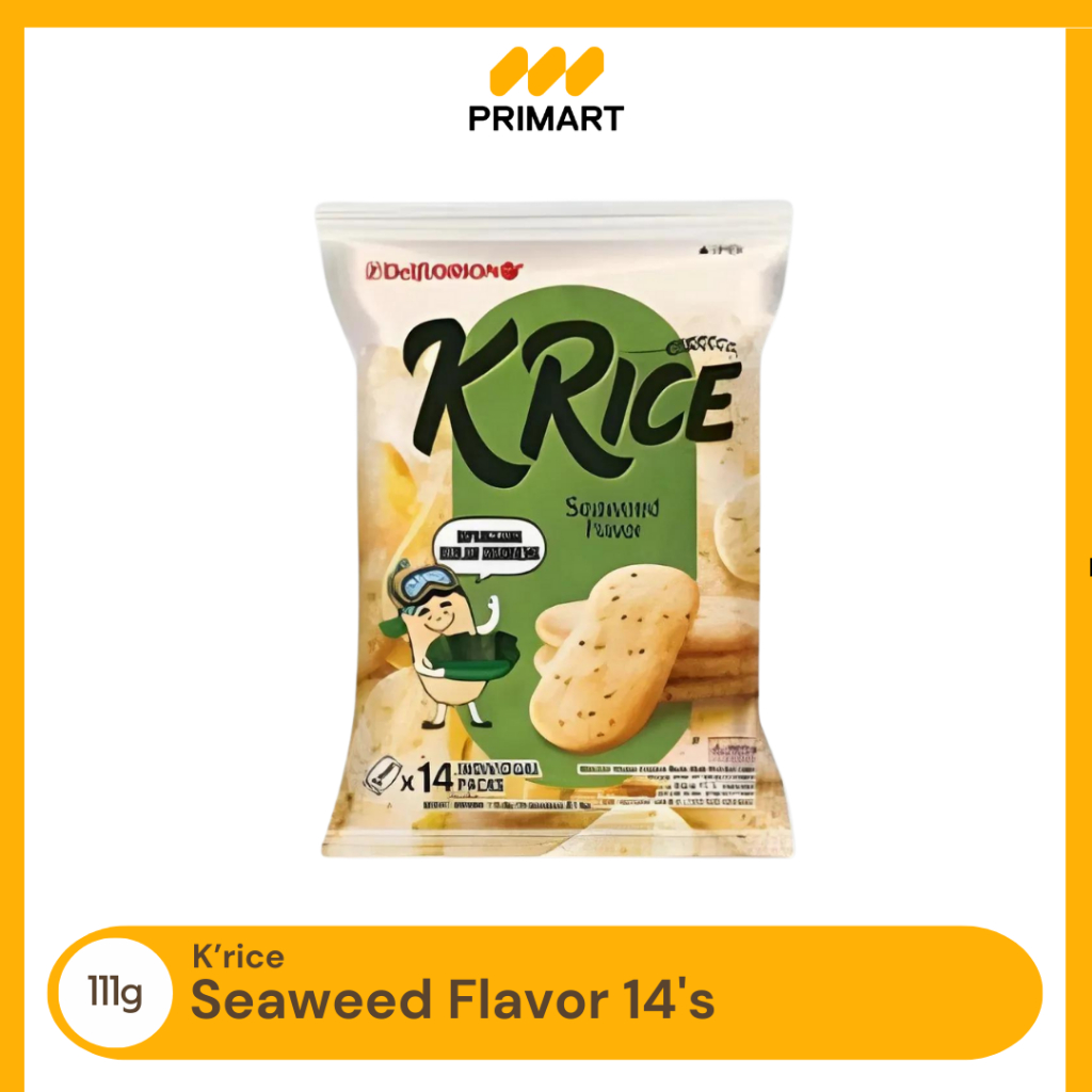 Jual Delfi Orion K'rice Seaweed Flavor Crackers 111gr | Shopee Indonesia