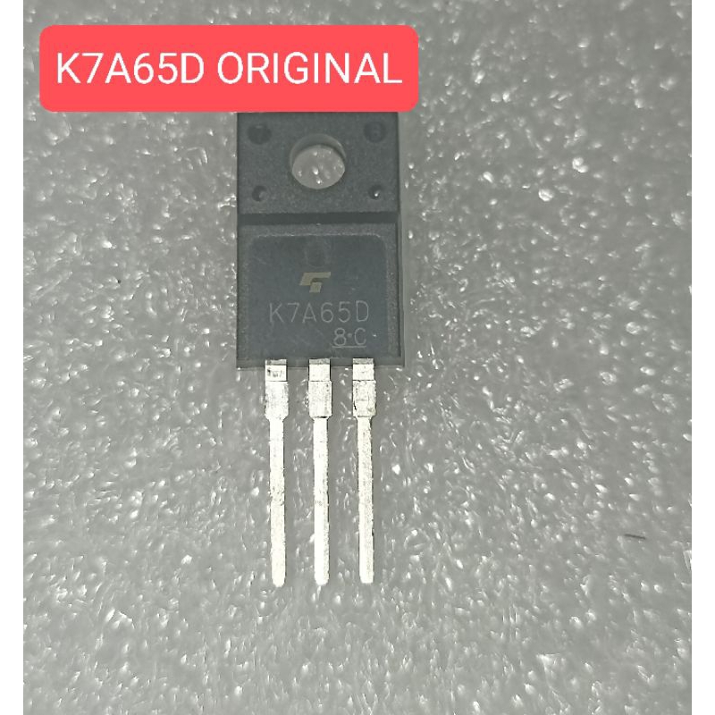 Jual MOSFET K7A65D ORIGINAL K7A65 ASLI K 7A65 D TRANSISTOR K7A65 ASLI ...