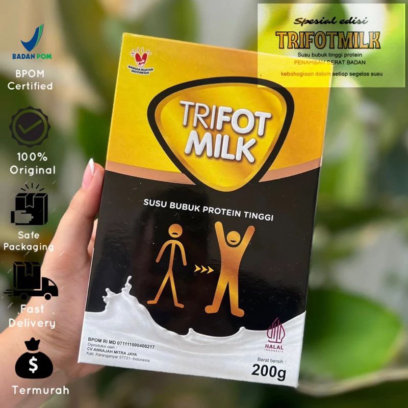 Jual TRIFOT MILK susu TINGGI PROTEIN UNTUK ANAK DAN DEWASA ukuran ...
