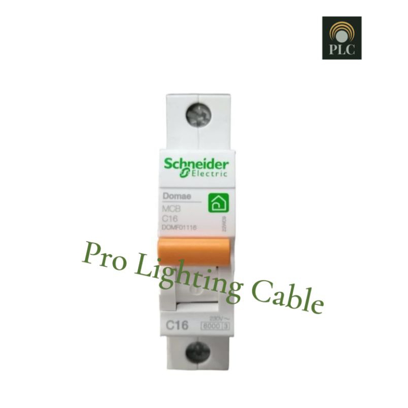 Jual MCB Schneider New Domae 16A 1P 6Ka (16 Ampere 1 Phase) | Shopee Indonesia